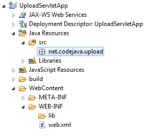 Eclipse-based Tutorial: Java File Upload Servlet with Apache Common File Upload
